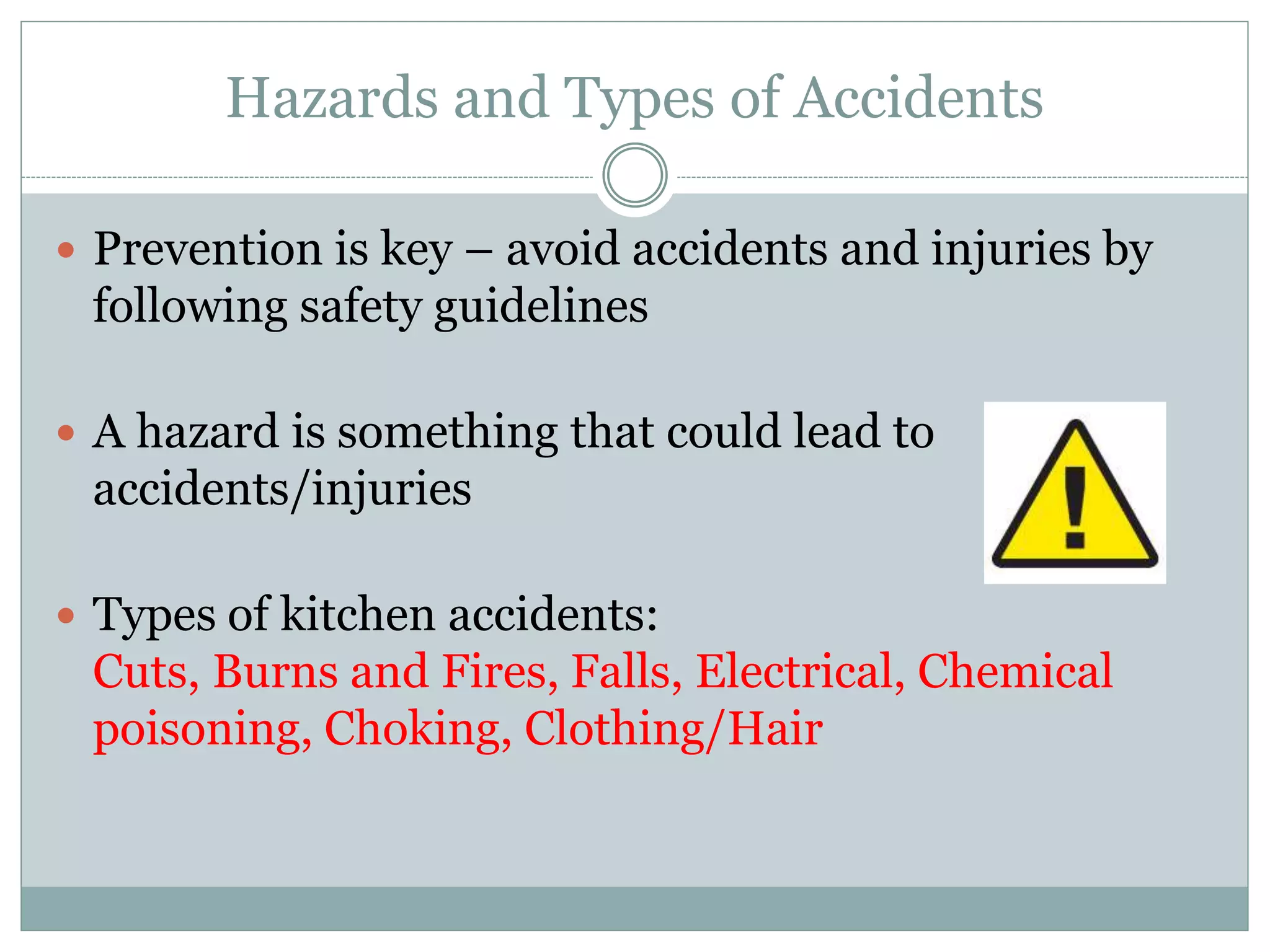 Kitchen safety | PPTX