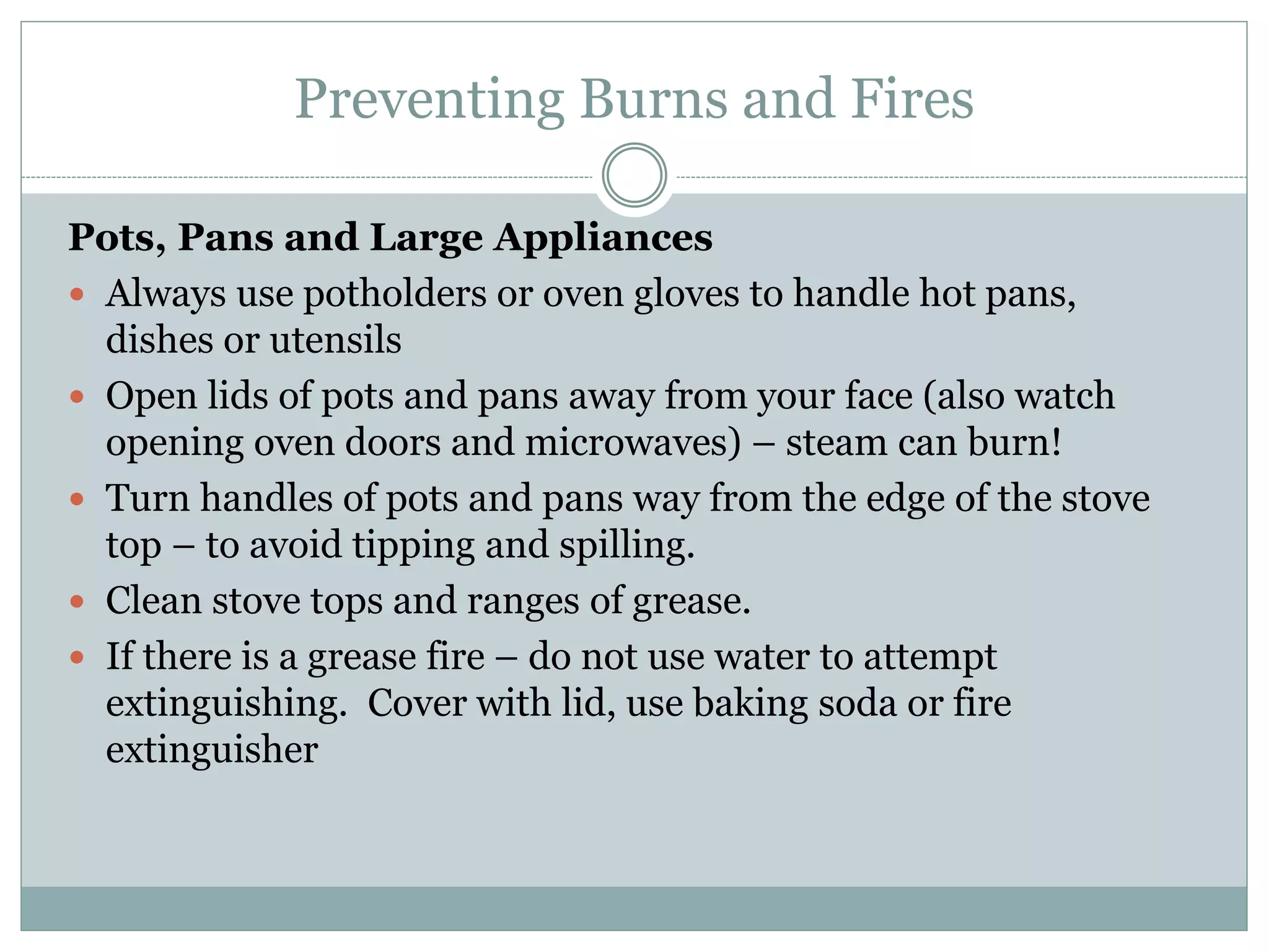 Kitchen safety | PPTX