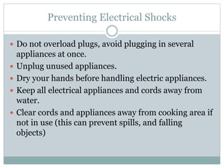 Kitchen safety | PPTX