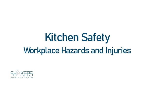 Kitchen Safety.pdf | First Aid | Injuries