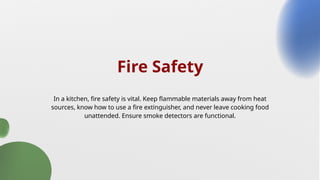 Handling Basic Kitchen Safety Practices. | PPTX