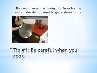 Kitchen safety digital story | PPTX