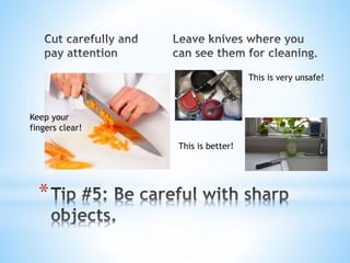 Kitchen safety digital story | PPTX