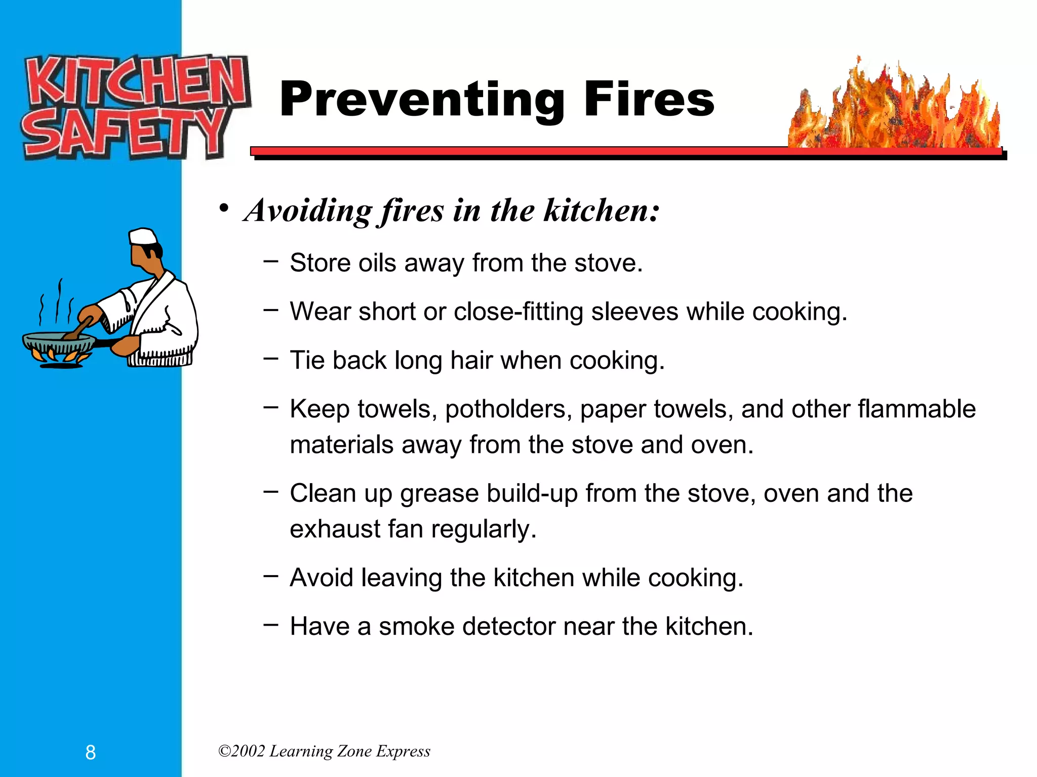 Kitchen safety part 1 powerpoint | PPT