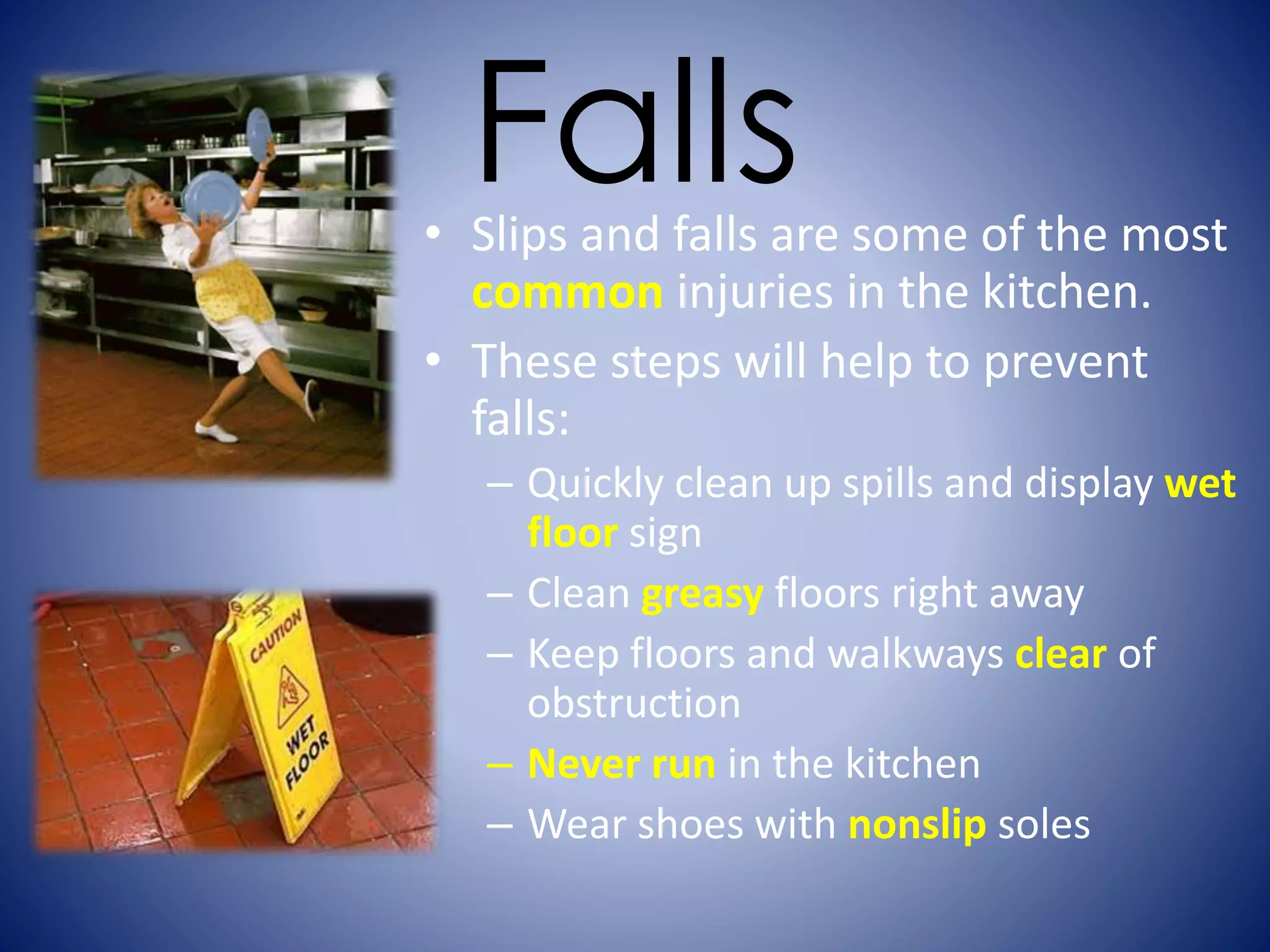 Kitchen safety power point | PPT