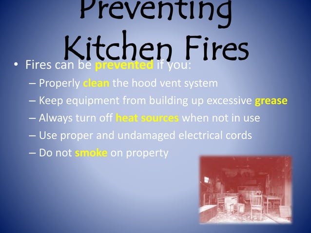 Kitchen safety power point | PPTX