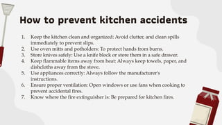 Kitchen safety .How to be safe in the kitchen | PPT