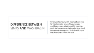 Kitchen sinks | PPTX
