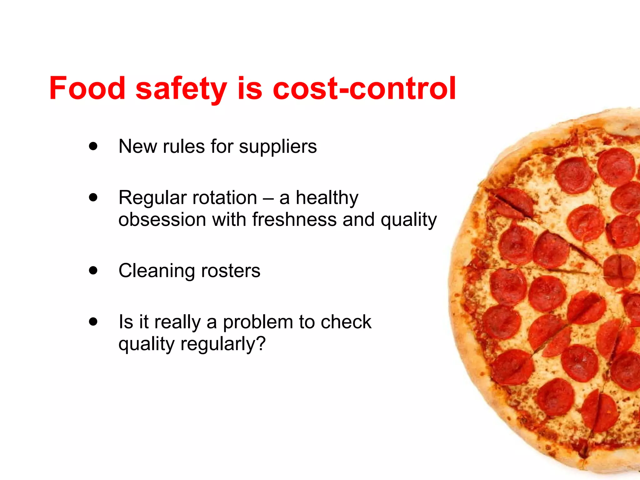 NZ Kitchen Cost Control | PPT