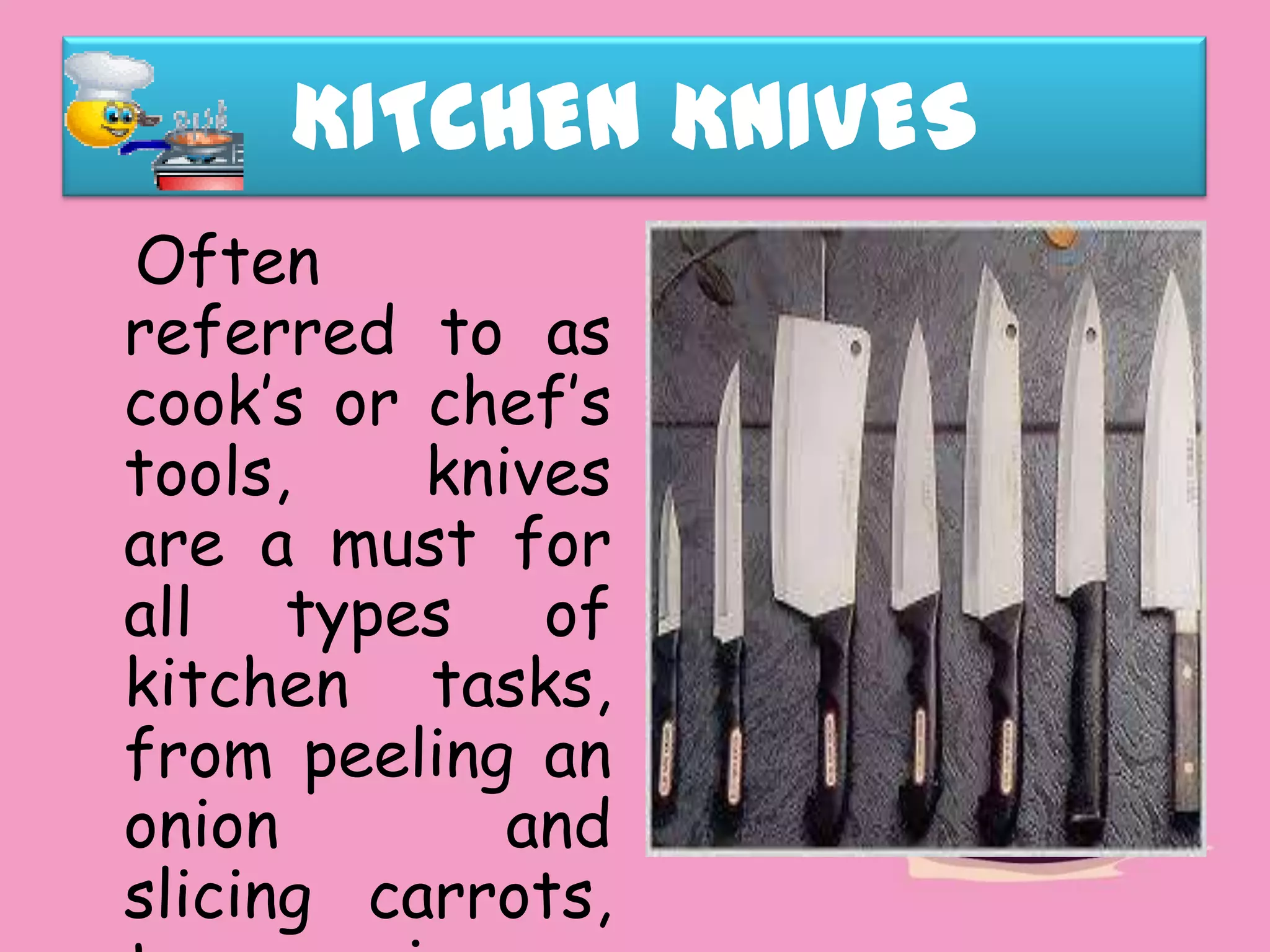 Use and Maintain Kitchen Tools and Equipment | PPTX