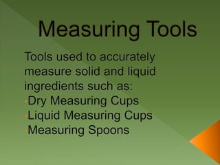 Kitchen tools | PPTX