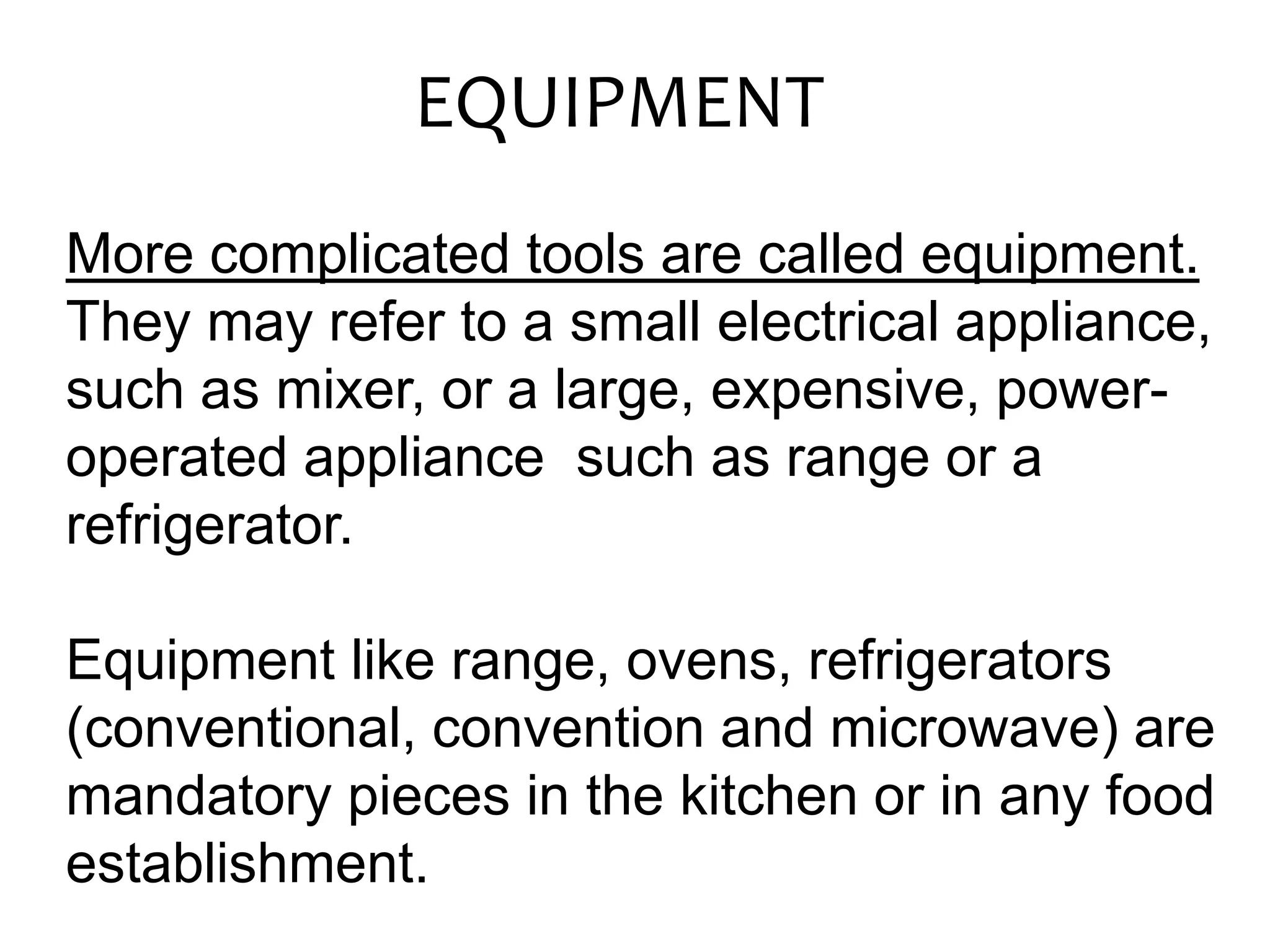 Kitchen tools | PPTX