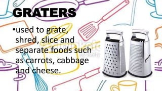 Kitchen tools commercial cooking | PPTX