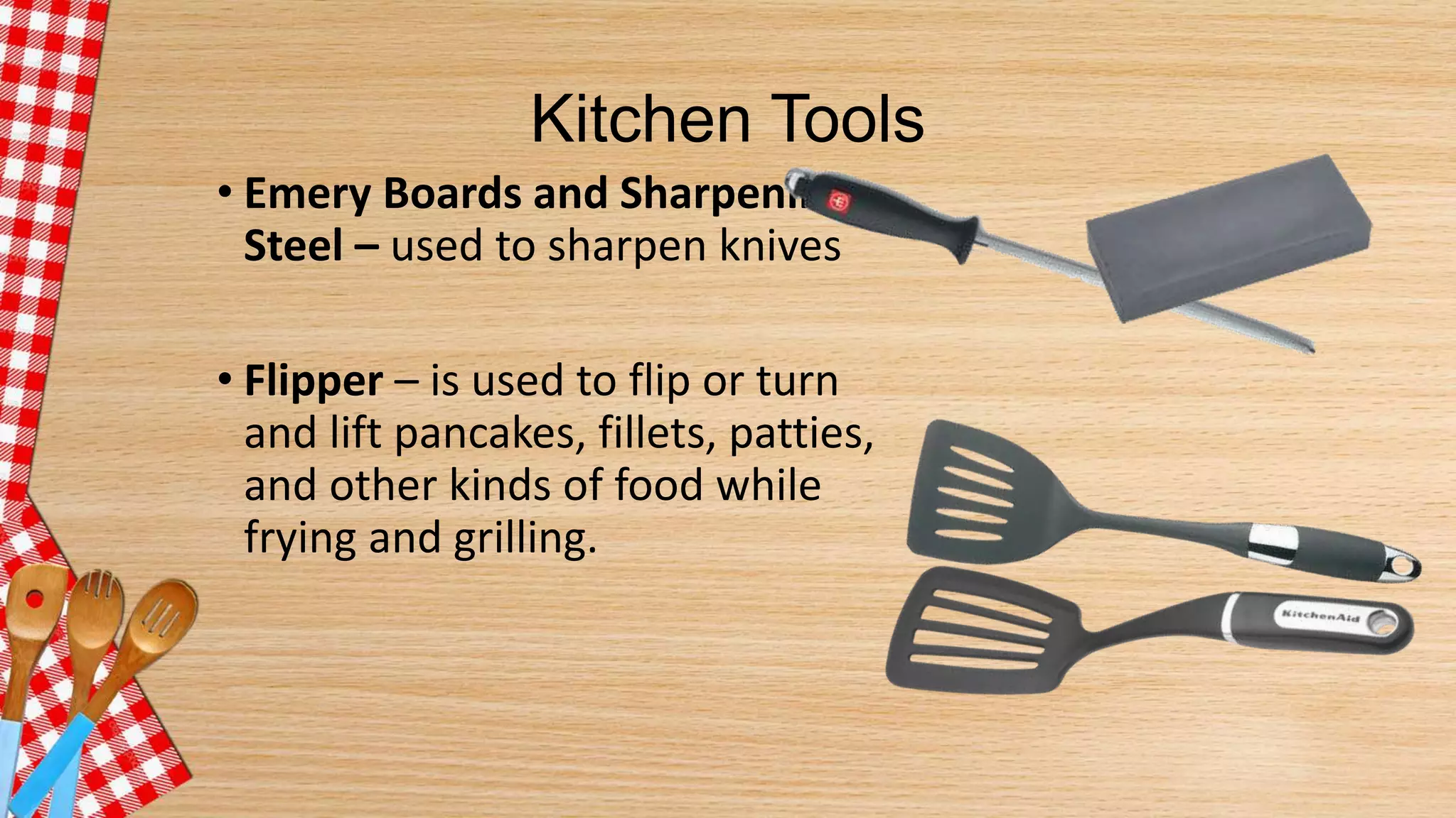 Kitchen tools and equipment | PPTX
