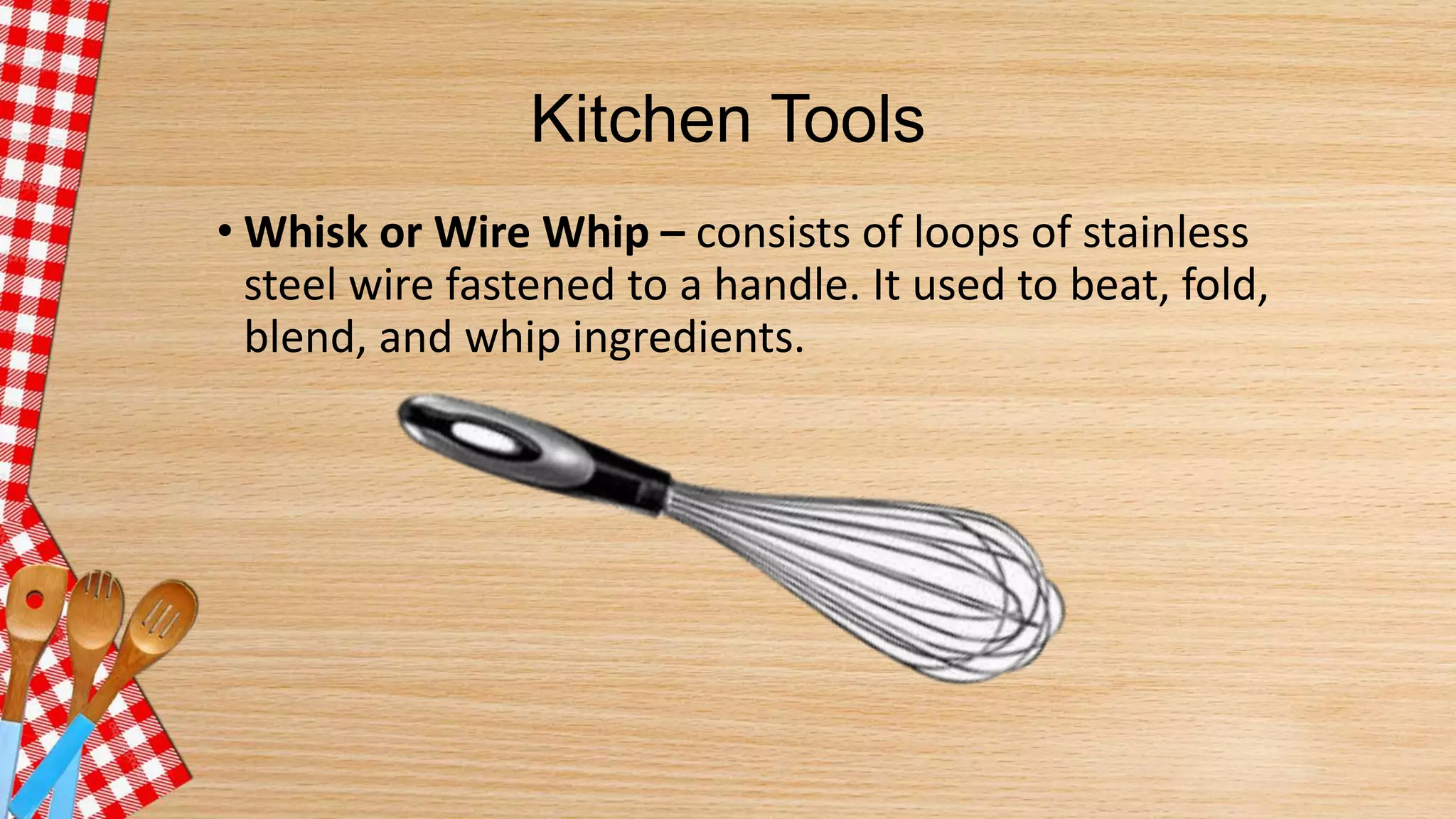 Kitchen tools and equipment | PPTX | Home Appliances | Home & Garden