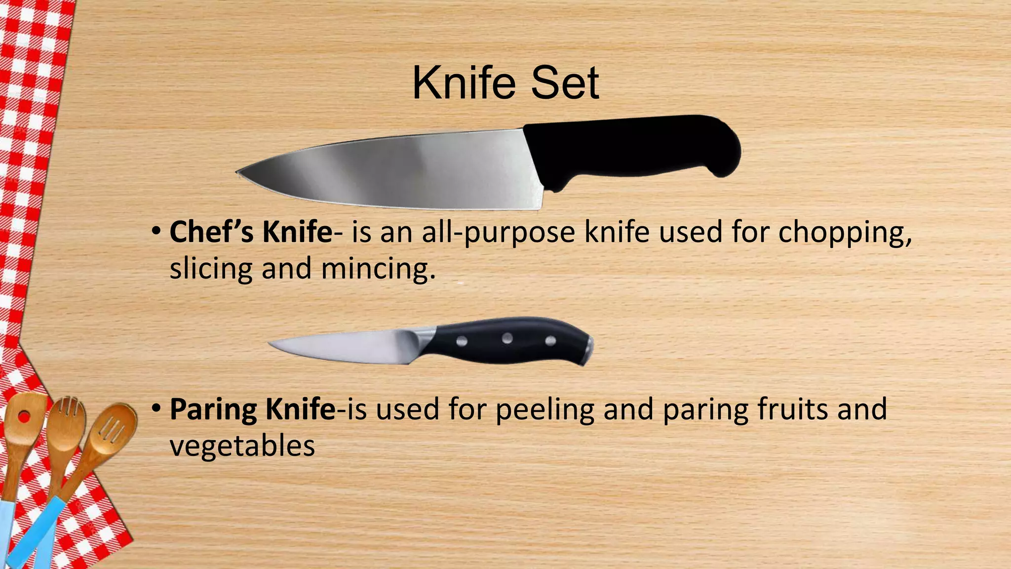 Kitchen tools and equipment | PPTX | Home Appliances | Home & Garden