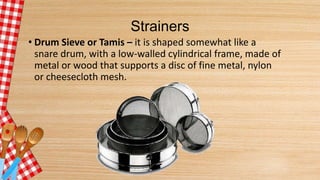 Kitchen tools and equipment | PPTX