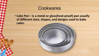 Kitchen tools and equipment | PPTX