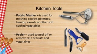 Kitchen tools and equipment | PPTX