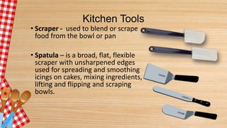Kitchen Tools And Equipment And Their Functions