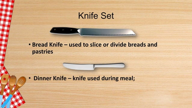 Kitchen tools and equipment