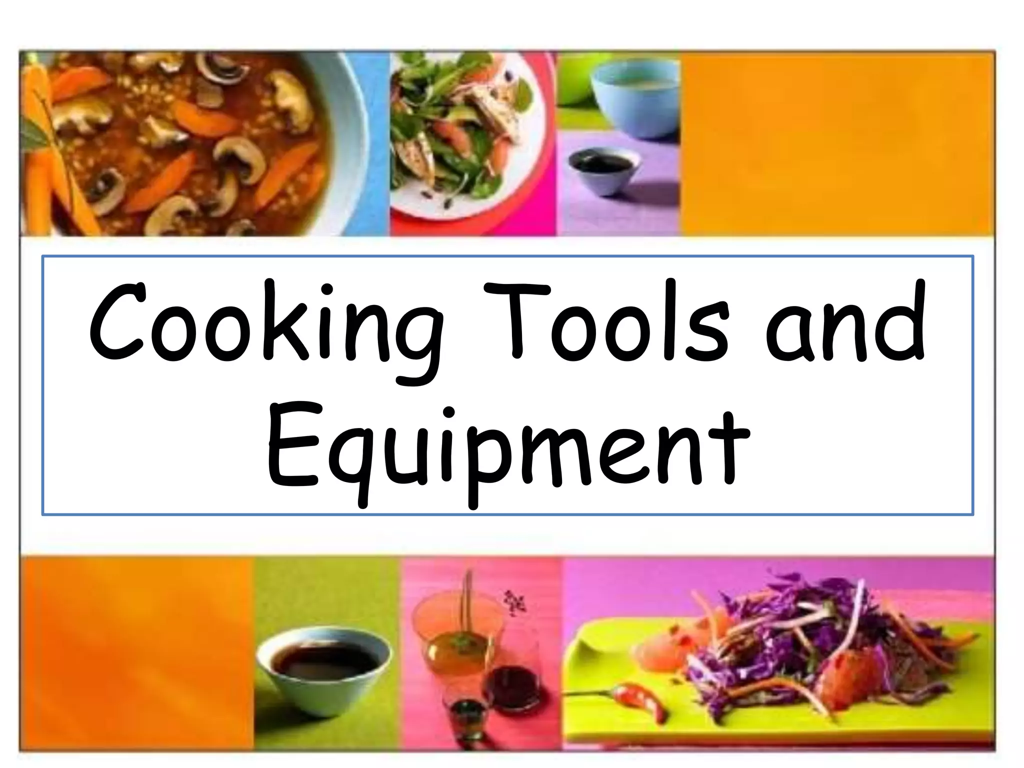 Kitchen tools and equipment | PPTX