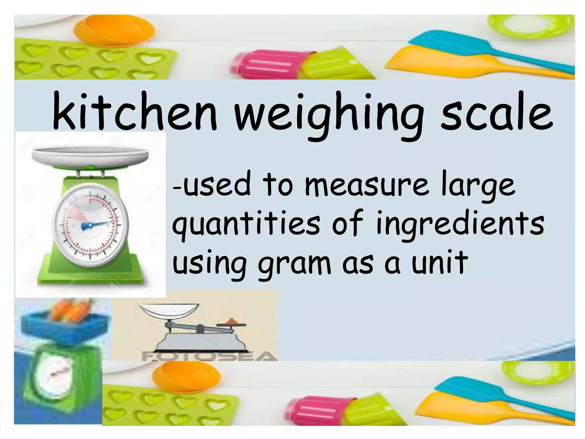 Kitchen tools and equipment | PPTX