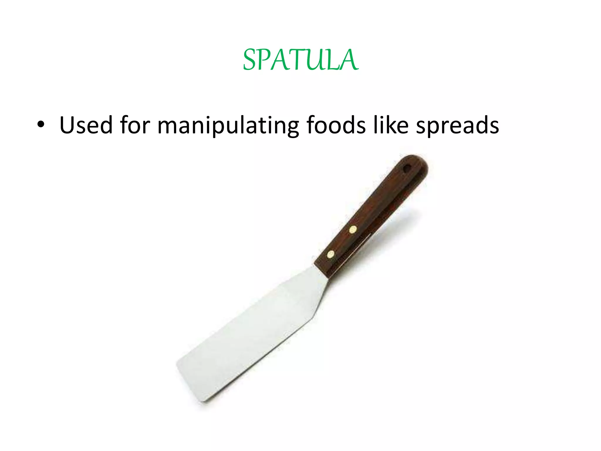 Kitchen tools and equipment needed in preparing appetizers cookery12.pptx