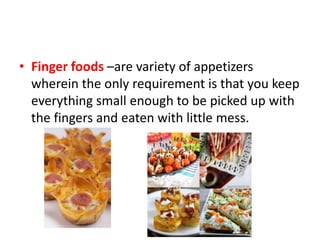 Kitchen tools and equipment needed in preparing appetizers cookery12.pptx