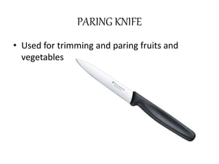 Kitchen tools and equipment needed in preparing appetizers cookery12.pptx