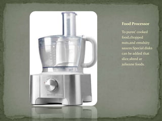 Kitchen tools and equipments | PPTX