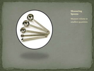 Kitchen tools and equipments | PPTX