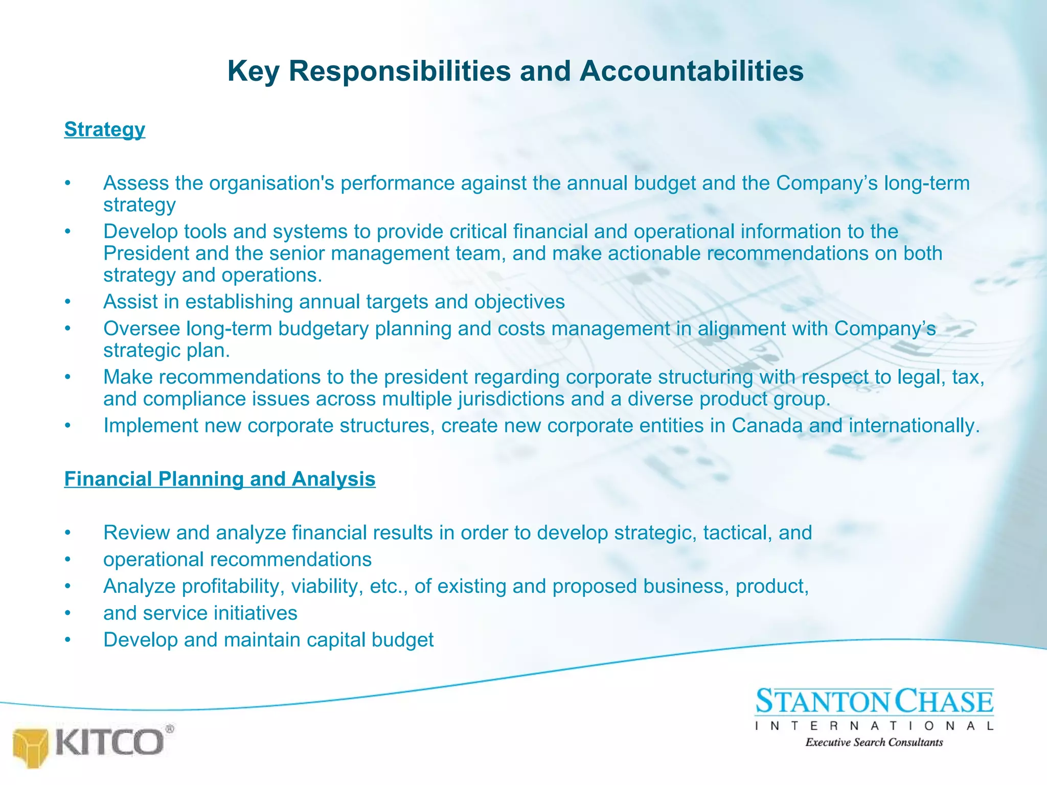 CFO Kitco Metals | PPT