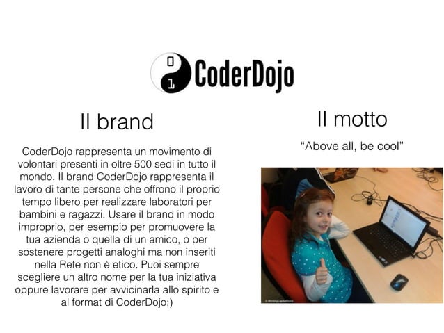 Kit per aprire un CoderDojo - per i Digital Champion | PPT