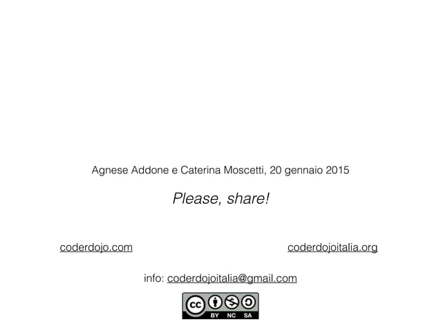 Kit per aprire un CoderDojo - per i Digital Champion | PPT