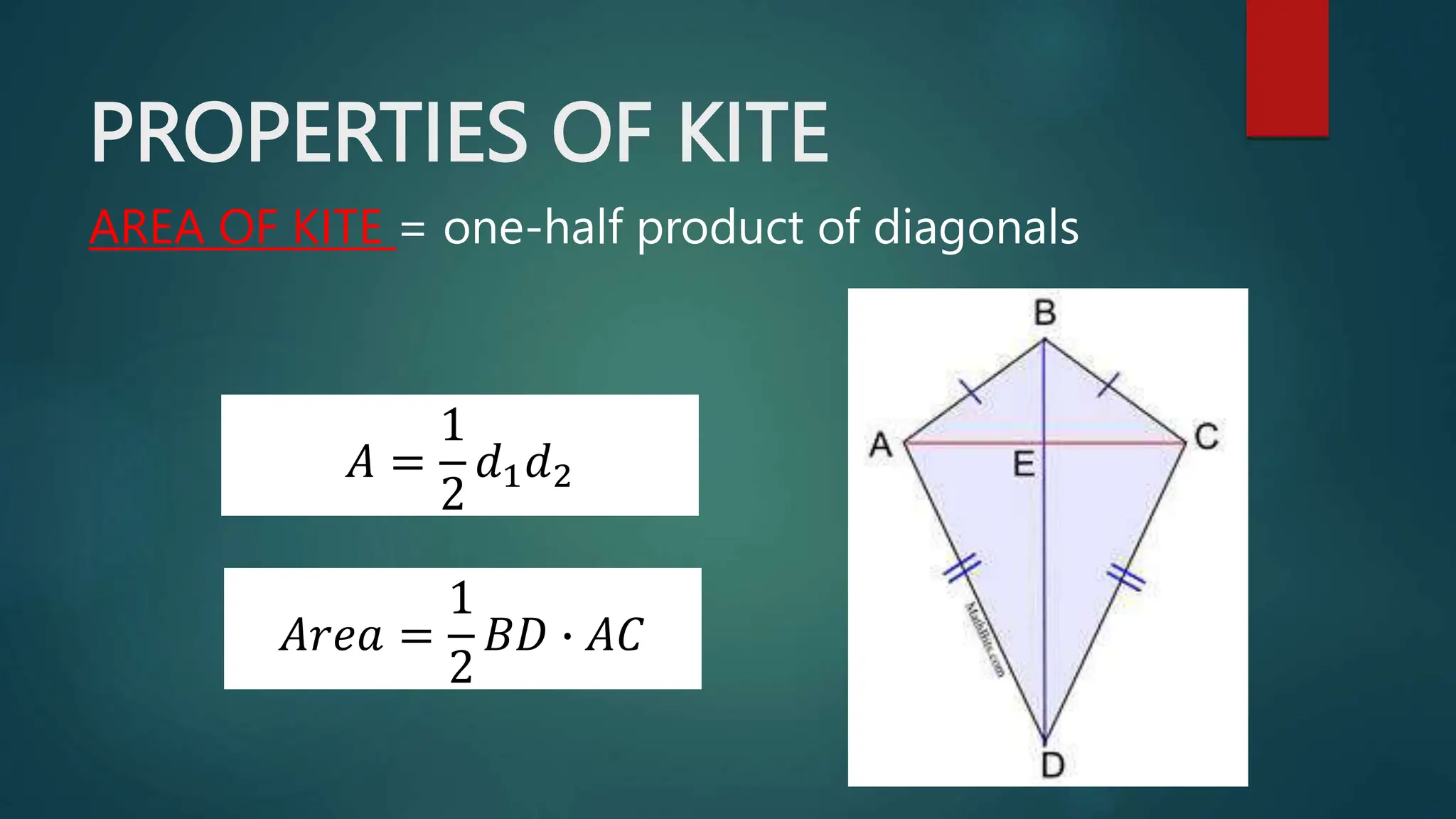 Solving Problems Involving A Kite Grade 9 Pptx