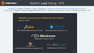 KITE Network Instrumentation: Advanced WebRTC Testing | PPTX | Computer ...