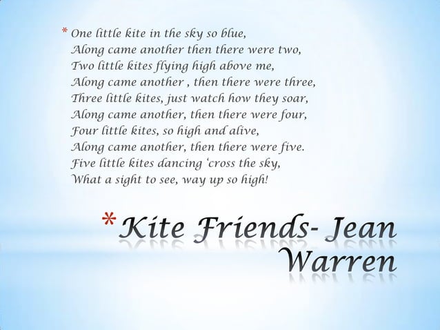 Kites in Poetry | PPT