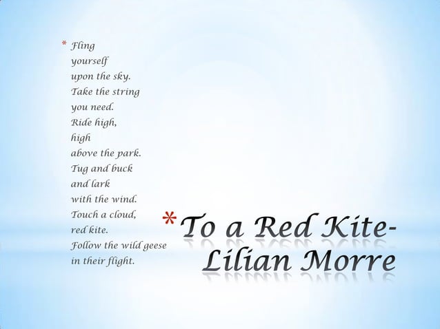 Kites in Poetry | PPT