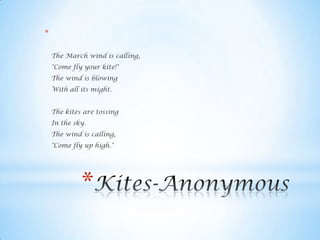 Kites in poetry | PPT