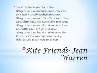 Kites in poetry | PPTX