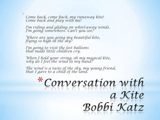 Kites in poetry | PPT