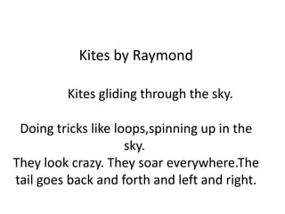 Kites poems | PPTX
