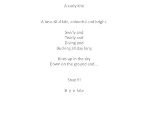 Kites poems | PPTX