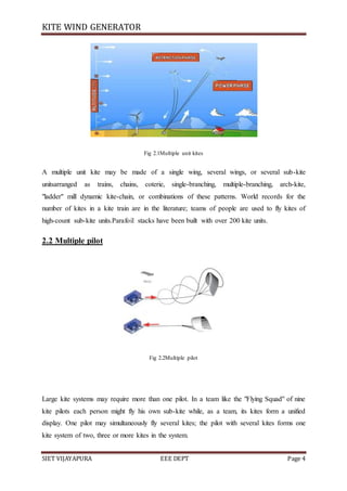 Kite wind generator | DOCX | Power and Energy Industry | Industries