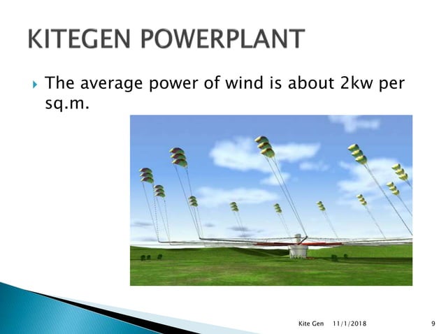 Kite wind generator 2 | PPTX | Weather | Science