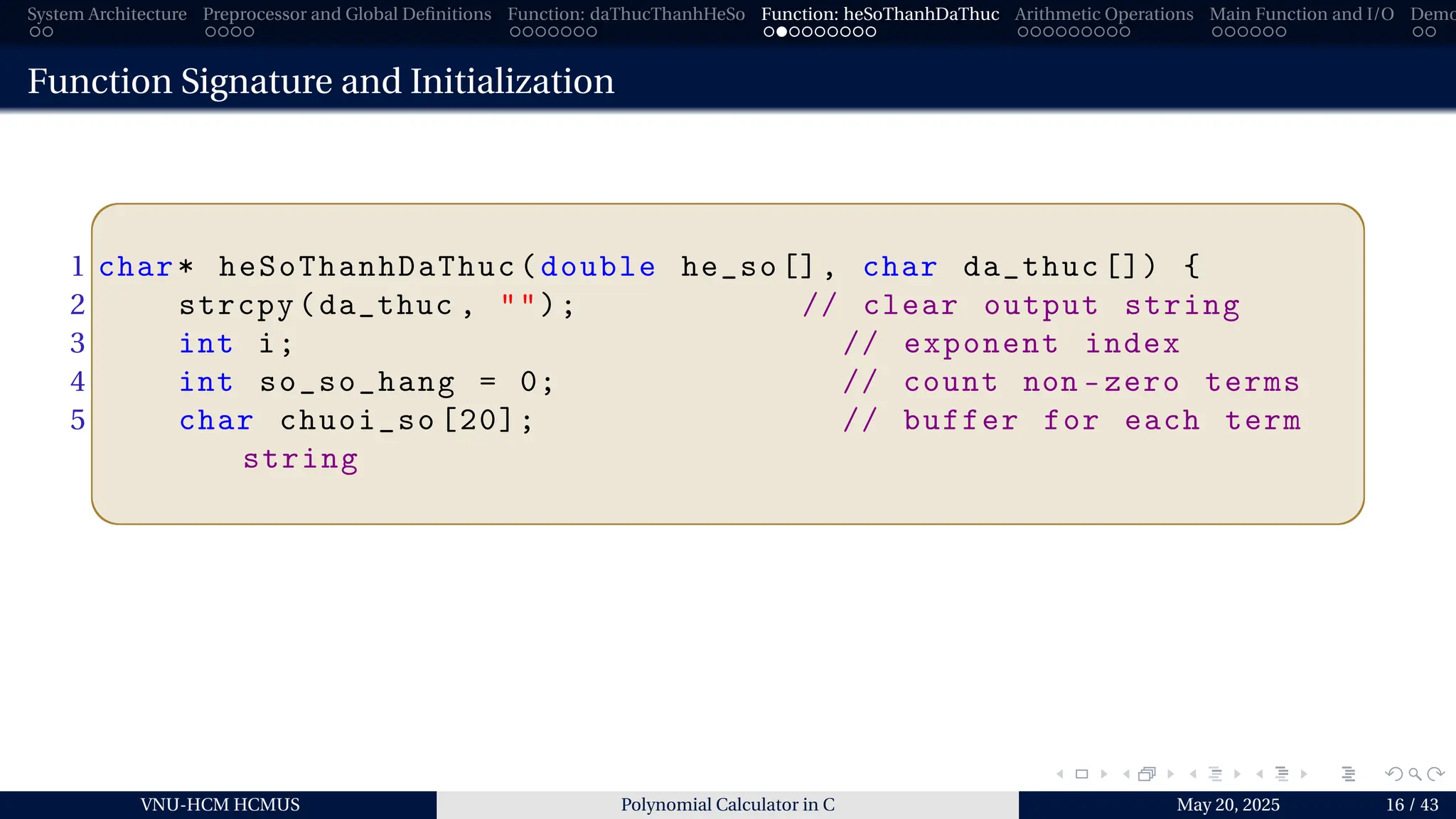 Polynomial Calculator (Programming in C) | PPT
