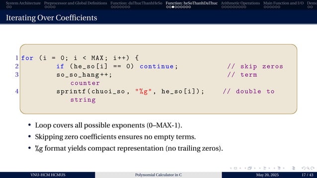 Polynomial Calculator (Programming in C) | PPT