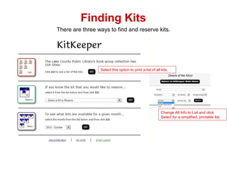 KitKeeper Tutorial | PPT