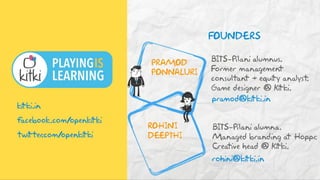 Kitki - Playing Is Learning | PDF | Board Games and Puzzles | Games and ...